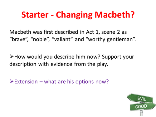 Macbeth - Act 5, Scenes 2-4 | Teaching Resources