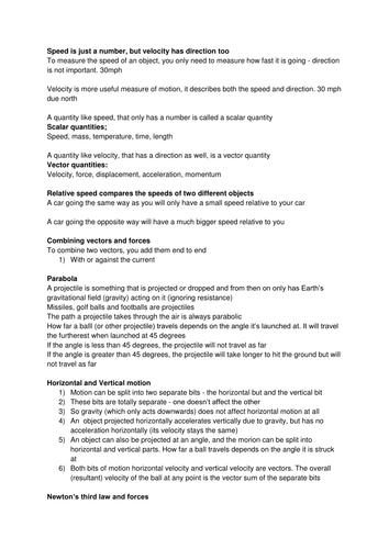 Mega Physics P4-P6 Revision Pack OCR Gateway B | Teaching Resources