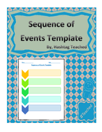Sequence of Events Template (Differentiated) by Hashtag_Teached ...