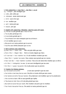 GCSE French revision comparatives and superlatives | Teaching Resources