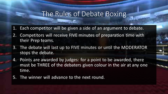 Debate Boxing | Teaching Resources
