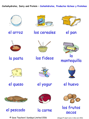 Food and Drink in Spanish Word Searches (11 Wordsearches) | Teaching ...