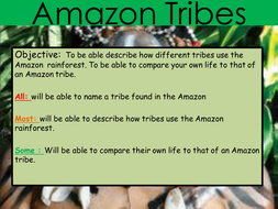 Amazon Tribes | Teaching Resources