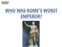 Lesson 10: Roman Emperors | Teaching Resources