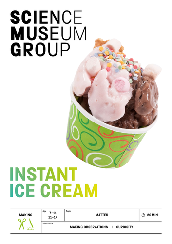 Instant Ice Cream - Science Museum STEM Activity | Teaching Resources