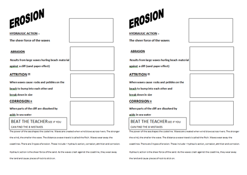 Coastal Erosion | Teaching Resources