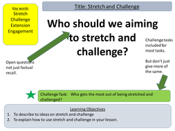 T&L: Stretch and Challenge Ideas | Teaching Resources