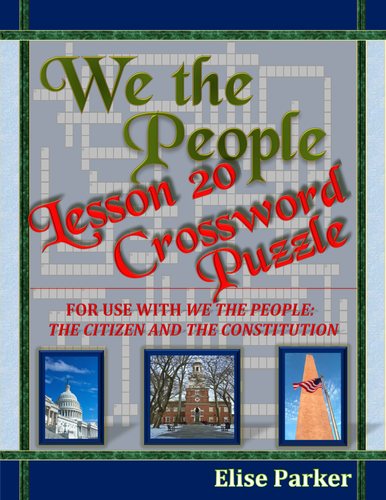 We the People Lesson 20 Crossword Puzzle | Teaching Resources
