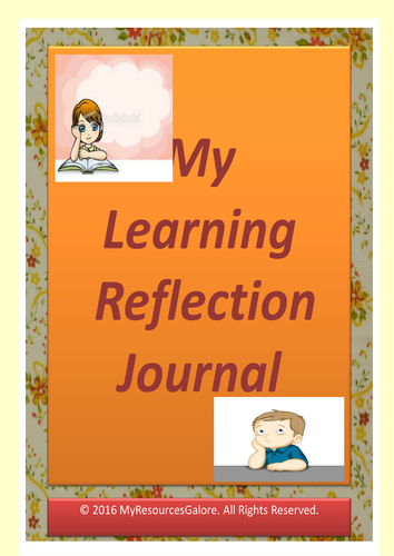 My Learning Reflection Journal | Teaching Resources
