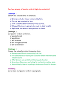 KS2 Passive Verbs (Differentiated with answers) | Teaching Resources