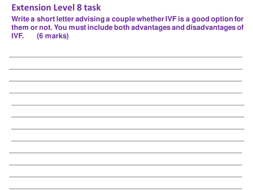 Brilliant lesson on IVF (In vitro fertilisation) | Teaching Resources