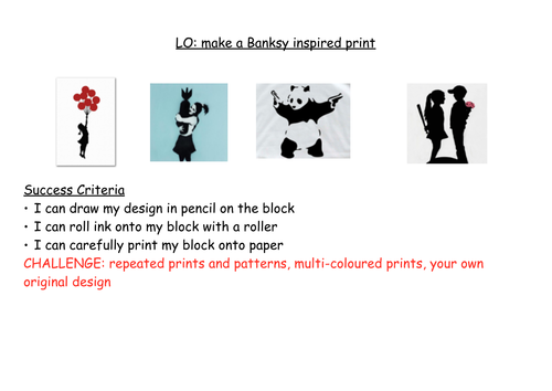 Banksy Prints | Teaching Resources