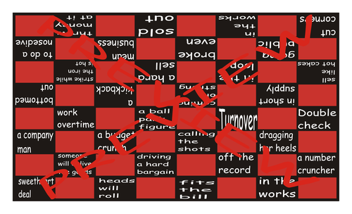 Idioms #2 Checker Board Game | Teaching Resources