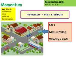 New AQA GCSE Physics Momentum Lesson | Teaching Resources