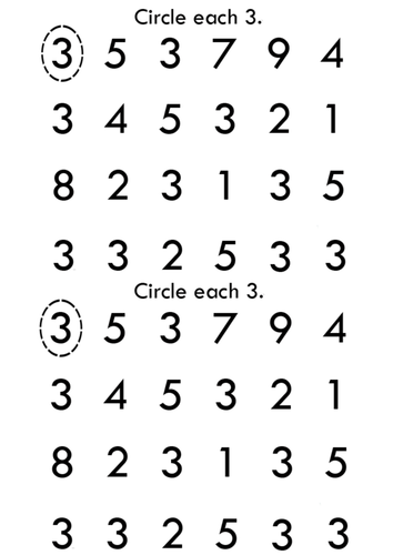 Circle the number | Teaching Resources