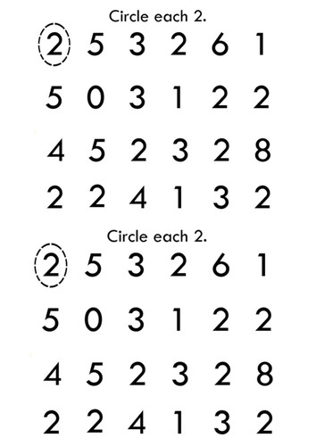 Circle the number | Teaching Resources