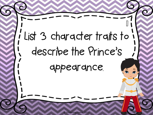Character Trait Task Cards - Fairy Tales | Teaching Resources