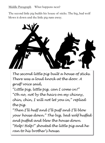 Plan And Write A Story: The Three Little Pigs (6-9 years) | Teaching ...