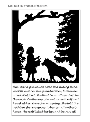 Plan And Write A Story: Little Red Riding Hood (6-9 years) | Teaching ...