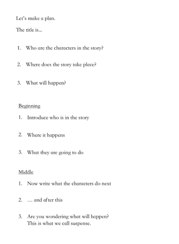 Cut Out And Write A Story: The Mermaid (6-9 years) | Teaching Resources