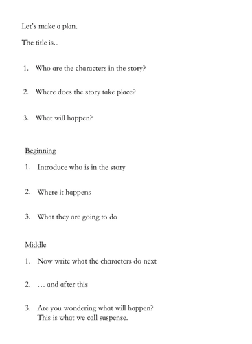 Cut Out And Write A Story: The Three Wishes (6-9 years) | Teaching ...