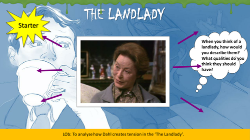 Roald Dahl - The Landlady Scheme of work (AO2 focus) | Teaching Resources