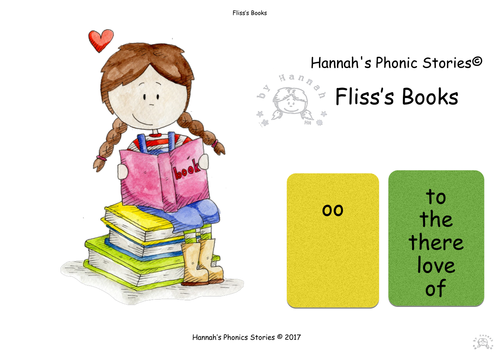 Fliss's Books, Hannah's Phonics Story Packs, short oo sound | Teaching ...