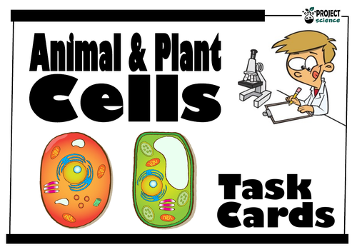 Cells [Animal and Plant] Task Cards | Teaching Resources