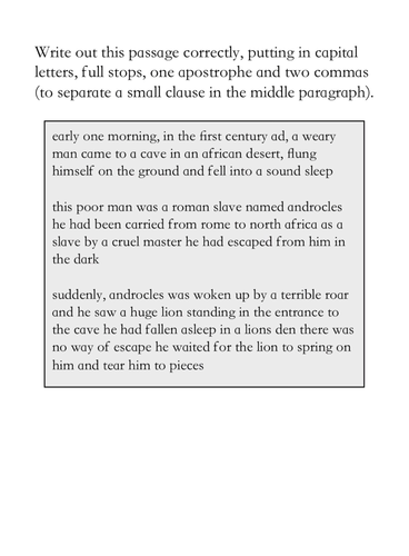 Androcles And The Lion: Practise Reading Comprehension Skills (6-9 ...