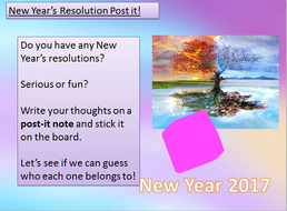 New Year 2017 Complete First Lesson | Teaching Resources