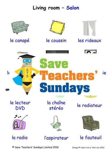 Home in French Worksheets, Games, Activities and Flash Cards (with ...