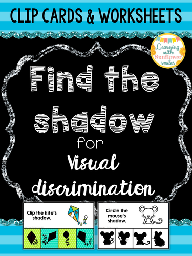 Visual Discrimination (Find the shadow) | Teaching Resources