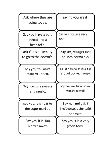 Role-Play ACTIVITY | Teaching Resources