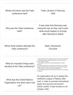 GCSE History Revision The Cold War Key Questions | Teaching Resources