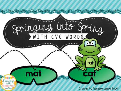 CVC Frog Leap pads | Teaching Resources