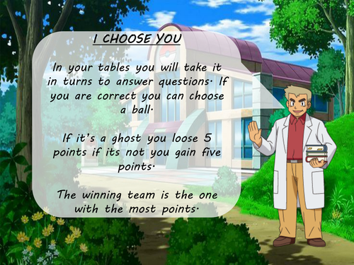 Pokemon Inspired Lesson Resources (Takeaway Homework, Word Mat, 3 ...