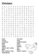 Chickens Word Search | Teaching Resources