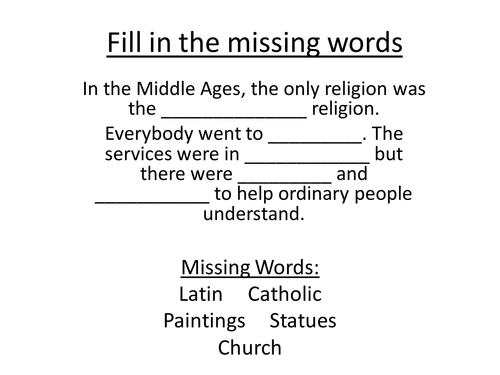 Religion in the Middle Ages | Teaching Resources
