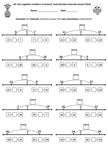 KS2: Negative Numbers (Lesson 4) | Teaching Resources KS2: Negative Numbers (Lesson 4) | Teaching Resources