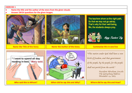 REFERENCE TO CONTEXT WORKSHEETS WITH ANSWERS | Teaching Resources