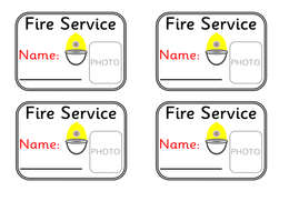Fire Station role play resource- People who help us, Fire fighter ...