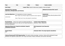 Imperial measures (length, capacity and mass) | Teaching Resources
