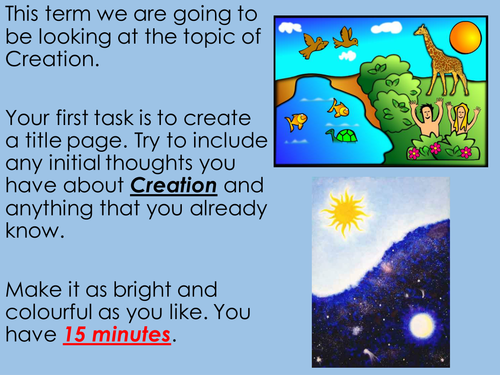 Year 8 Scheme of Work - Creation | Teaching Resources