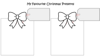 New Year Activity - My Favourite Christmas Present Literacy Lesson for ...
