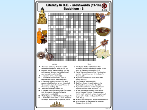 Literacy In Buddhism - Print Masters | Teaching Resources