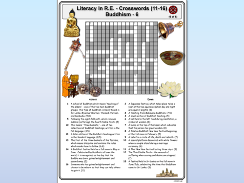 Literacy In Buddhism - Print Masters | Teaching Resources