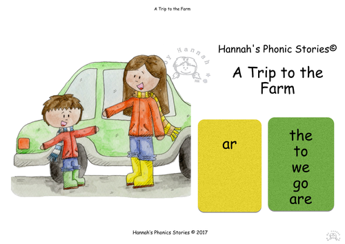 A Trip to the Park, Hannah's Phonics Resource Pack, ar sound | Teaching ...