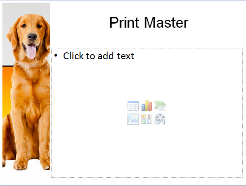 Beautiful Dog PowerPoint Template | Teaching Resources