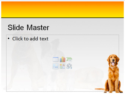 Beautiful Dog PowerPoint Template | Teaching Resources