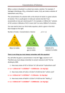 Concentration of Solutions worksheet | Teaching Resources